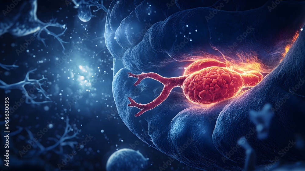 23. "Illustration of the human gallbladder and its role in digestion ...