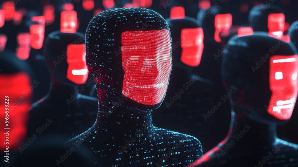 Online censorship is shown as a 3D image that represents how social ...