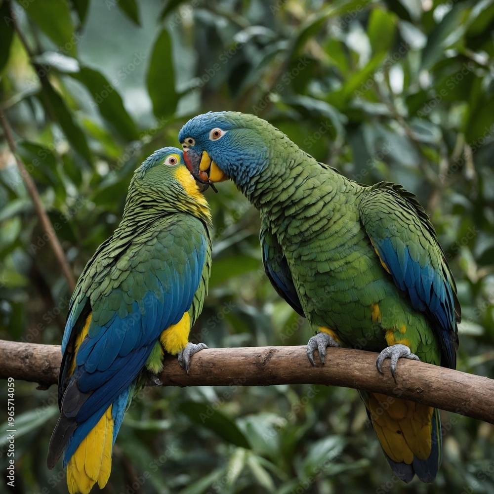 The Amazon Parrot is a brightly colored, medium-sized bird native to ...