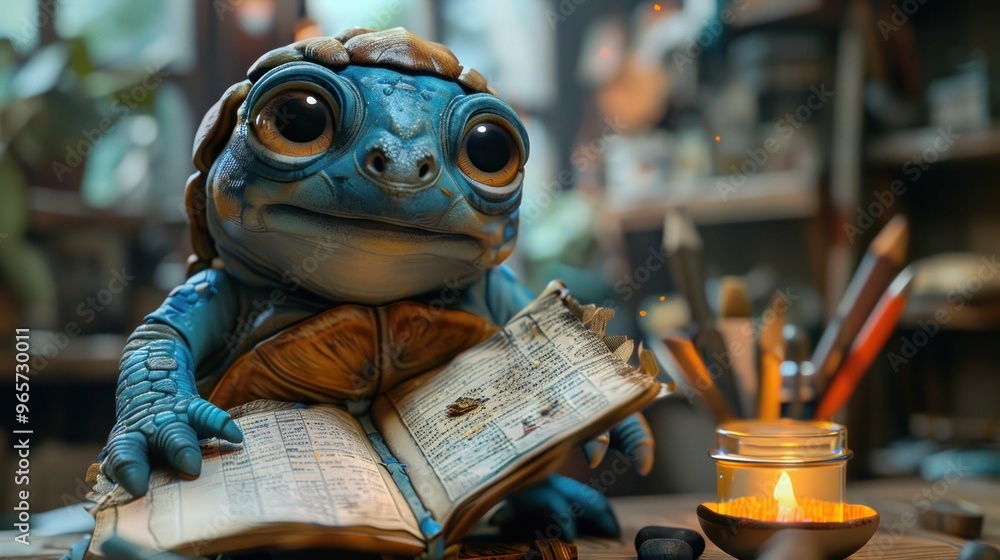 Cute Cartoon Turtle Weekly Planner for School Education and Daily ...