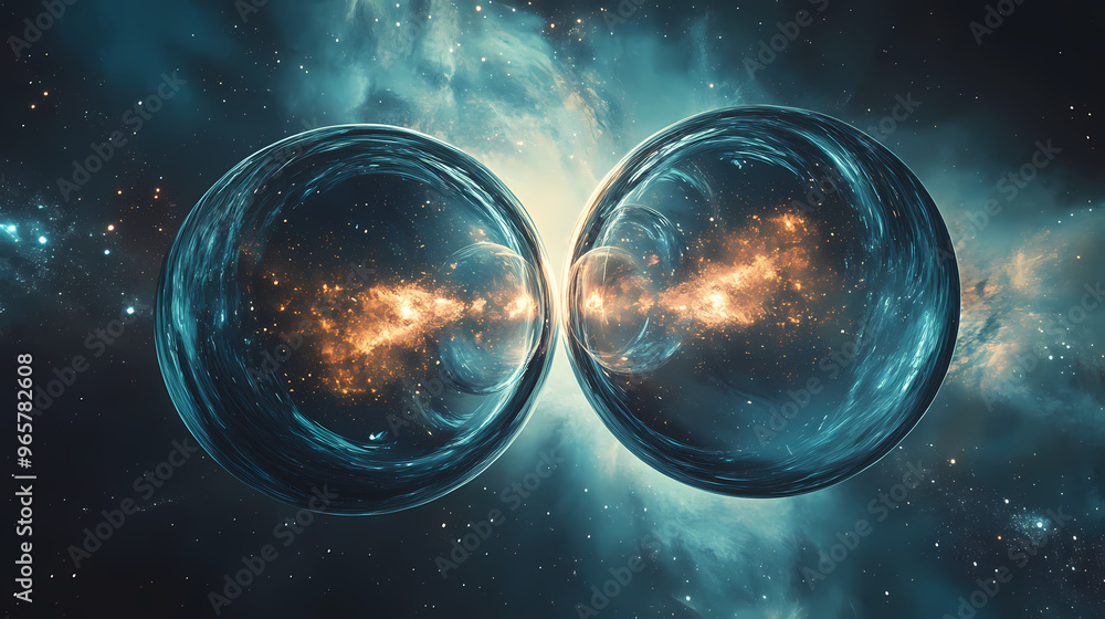 Discovery between two parallel universes through a dynamic side view ...