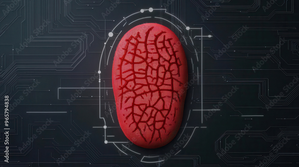 Visual representation of the digital footprint, explaining how personal ...