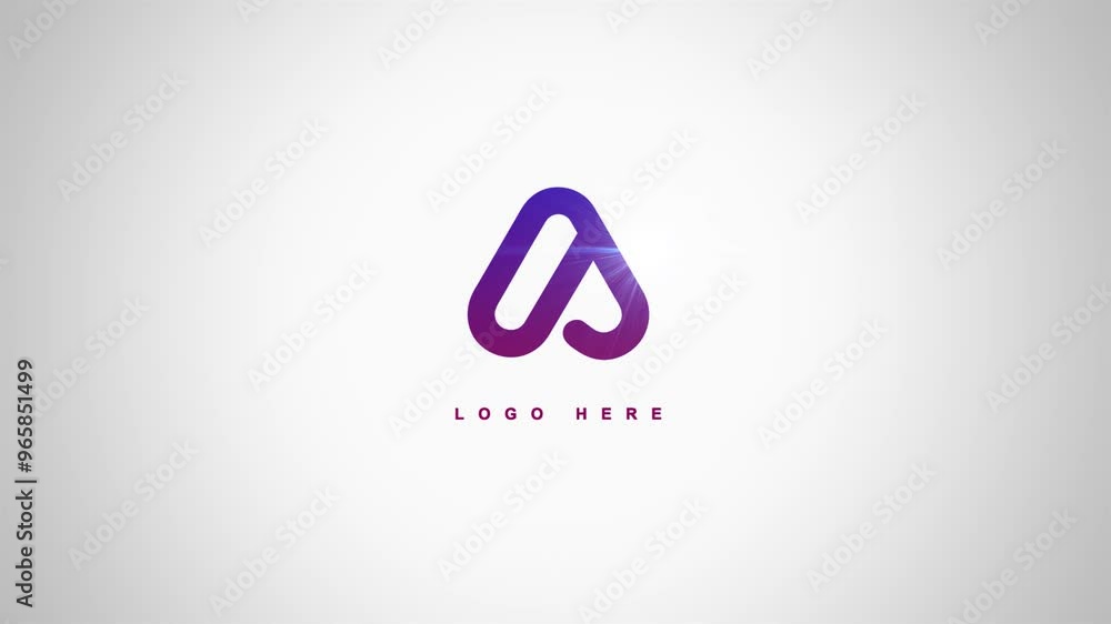 creative 3d new logo reveal animation template, Water electric splash glowing hyper energetic ...