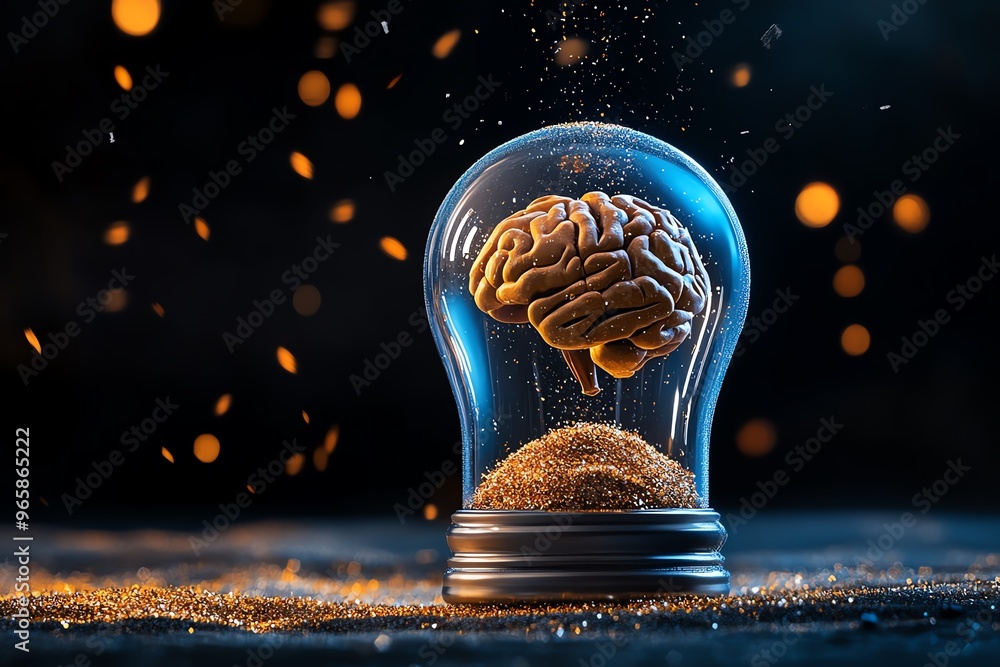 Brain reaching a state of flow where time disappears and total focus is ...