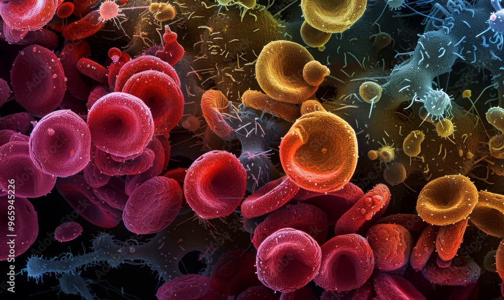 Fragmented RBCs, known as schistocytes, often suggest conditions like ...