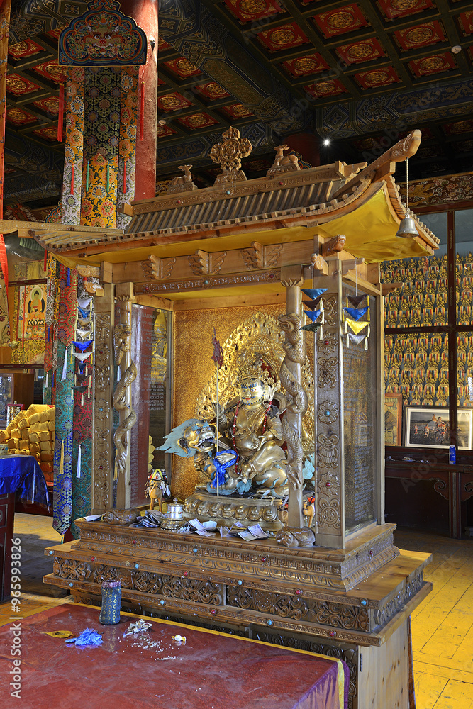Amarbayasgalant Monastery Interior, one of the religious architectural ...