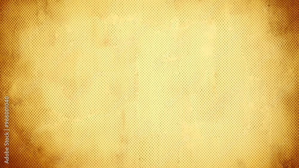 Golden yellow vintage paper background with a soft gradient of light ...