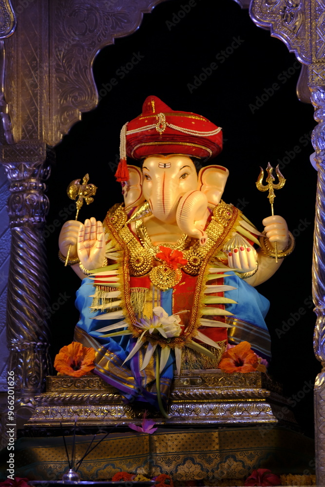 09 September 2024, Pune, Maharashtra, India, Beautiful sculpture of ...