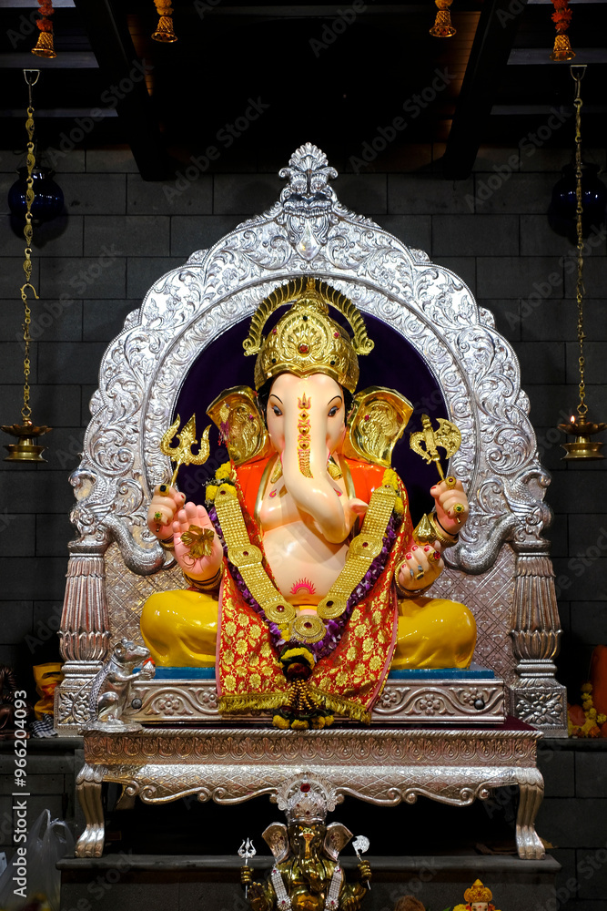 09 September 2024, Pune, Maharashtra, India, Beautiful sculpture of ...