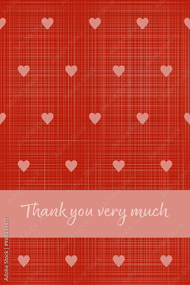 Thank you very much - Schriftzug in englischer Sprache - Vielen Dank ...