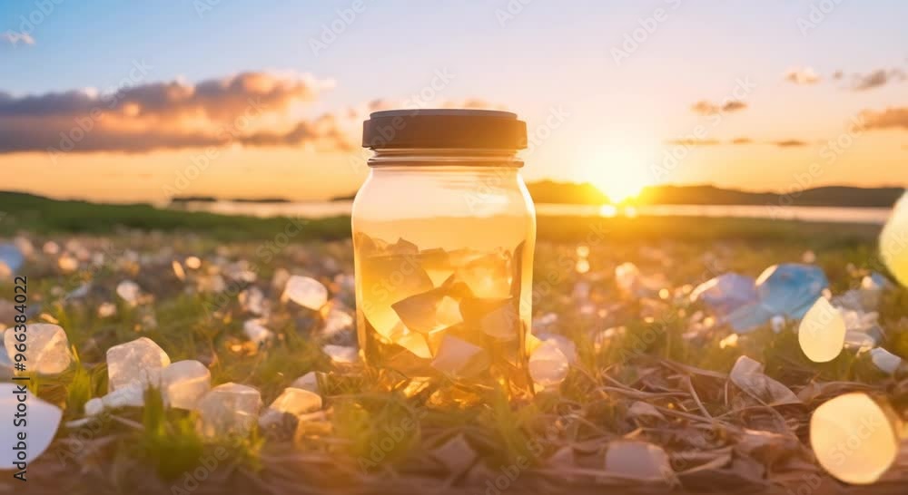 Worlds plastic pollution crisis plastic trash plastic garbage in nature ...