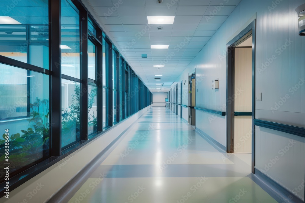 Interesting Floor Pattern For Corridors Hospital
