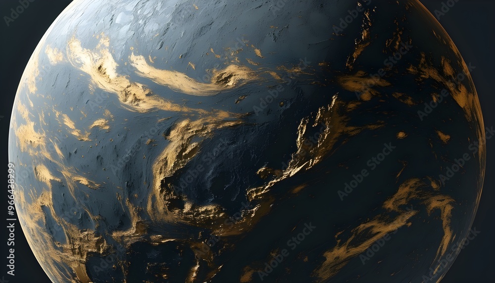 Elegant portrayal of Venus with its smooth, silky surface shrouded in ...