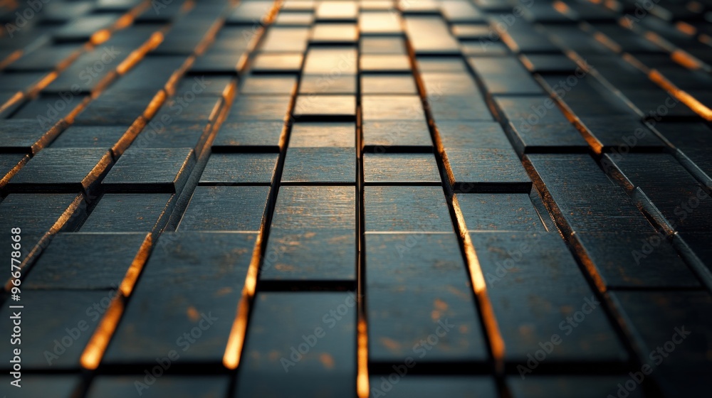 Intricate Design of Photovoltaic Cells: A Detailed Close-Up of Internal ...