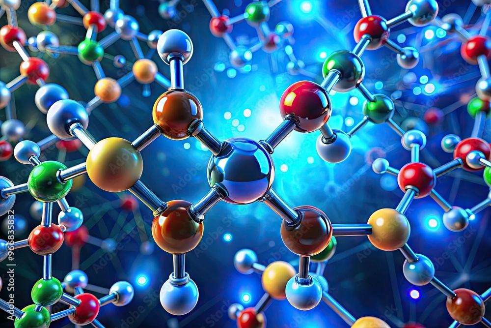 Molecular structure of ethanol (C2H5OH) rendered in 3D, showcasing ...