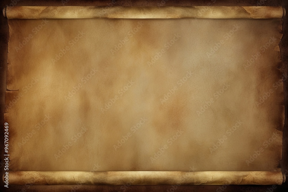 Aged Parchment Background with Distressed Scroll Texture for Historical ...