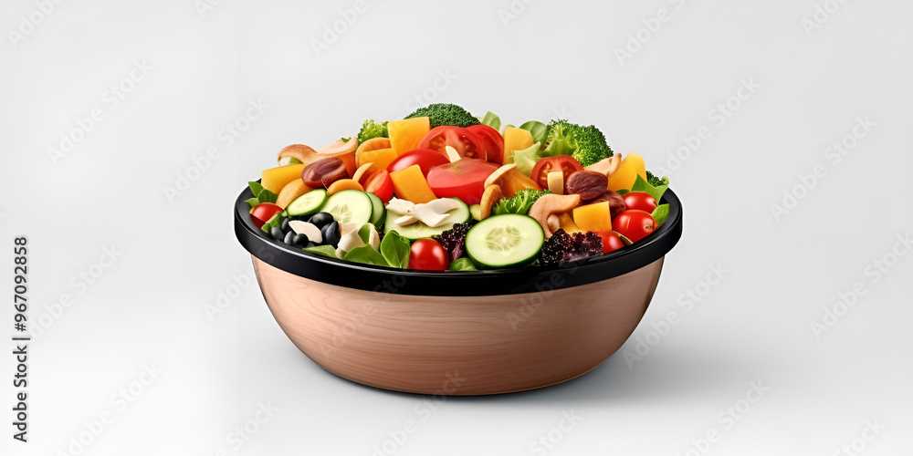 Tantalizing Salad Trio Culinary Delight Fresh vegetable salad picture ...