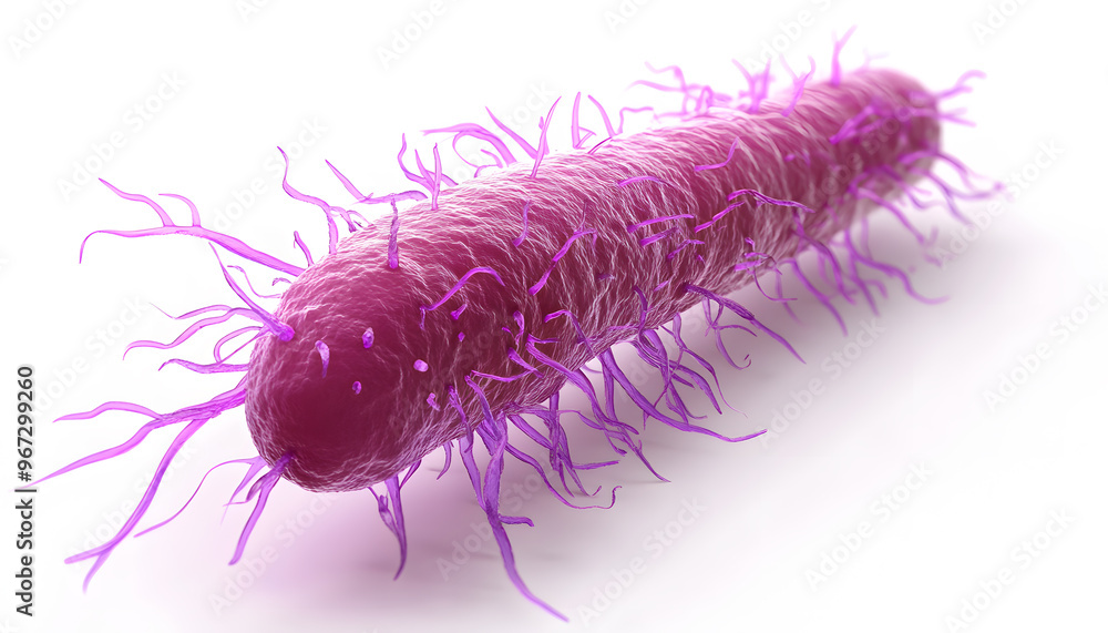 An Ultra Macro and sharp image of a Escherichia coli (E. coli) – A rod ...
