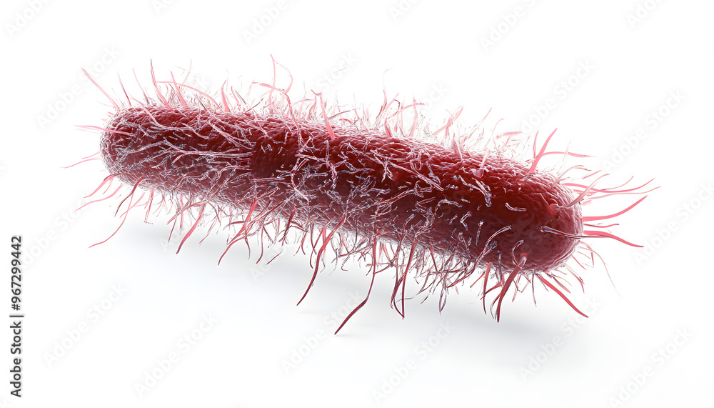 An Ultra Macro and sharp image of a Escherichia coli (E. coli) – A rod ...