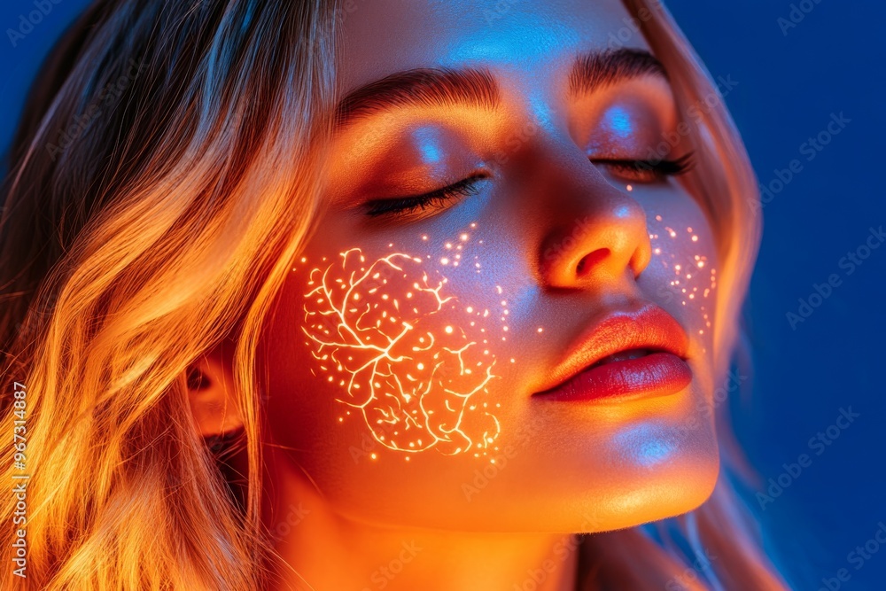 Synaptic Encoding Neural Augmentation Neurocybernetics And Neural Signal Processing Woman With