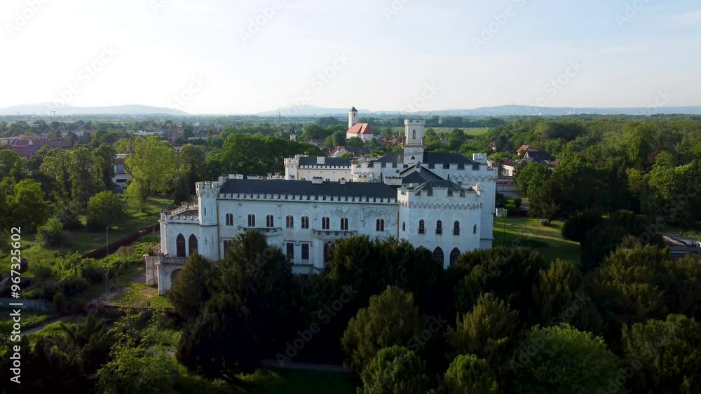 Stunning 4K drone footage of Zichyho Mansion in Rusovce, Slovakia ...