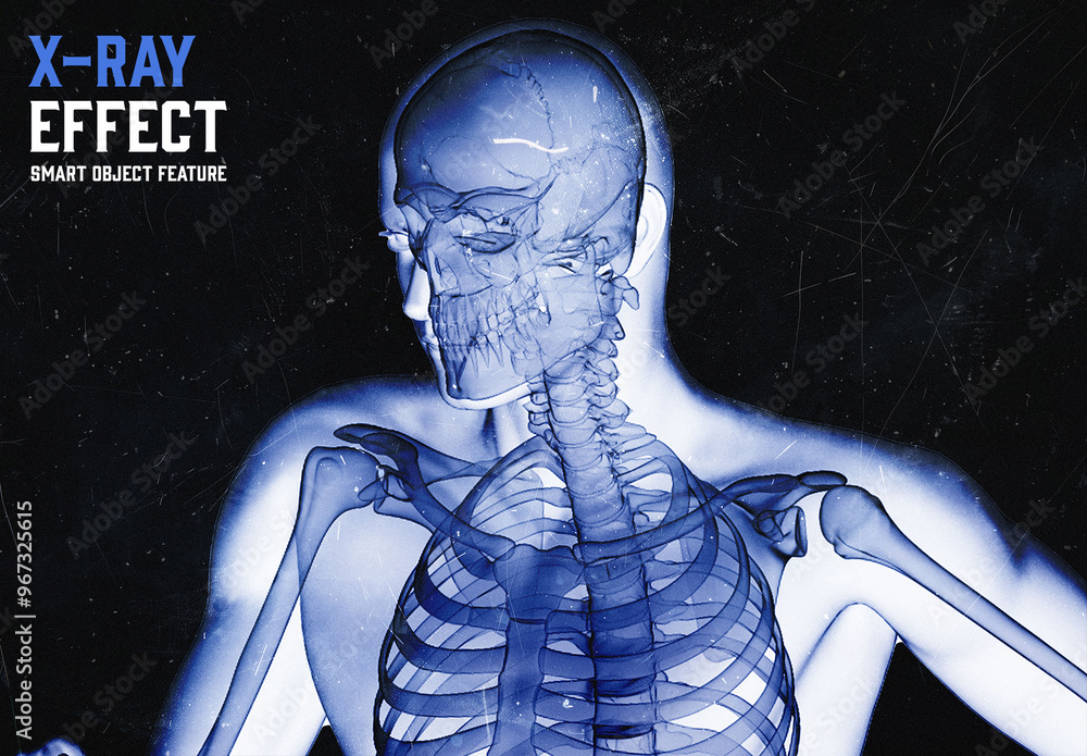 X-Ray Effect with Generative AI Stock Template | Adobe Stock