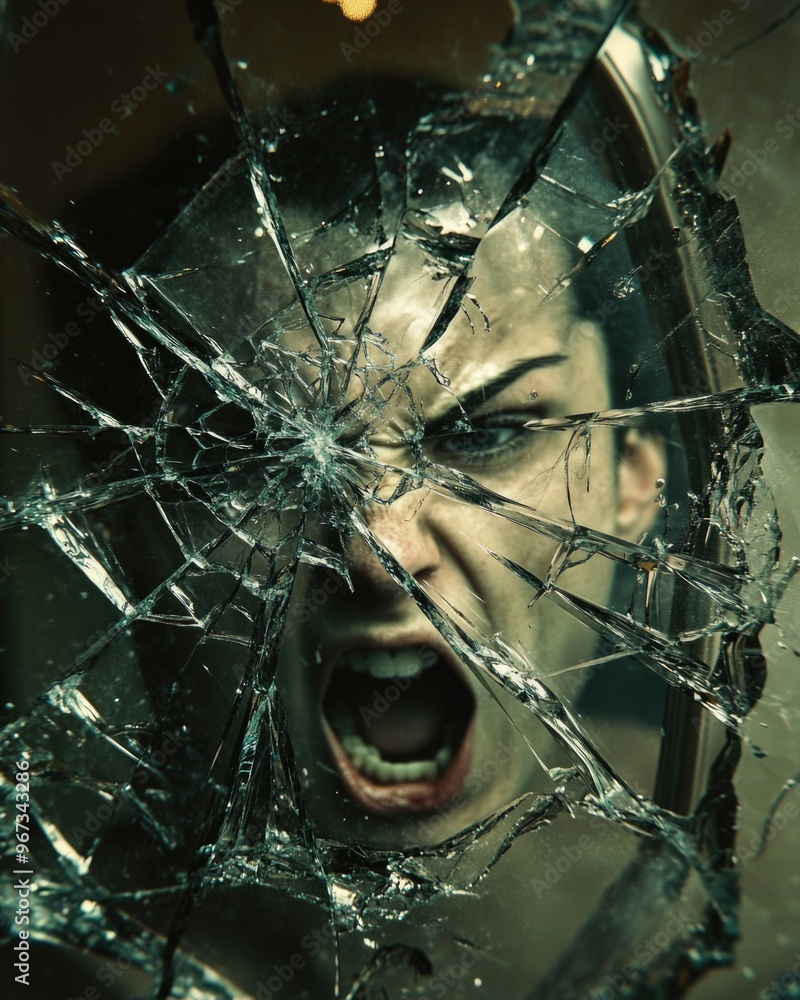 Unleashed emotion: deep expression of raw anger, capturing intensity ...