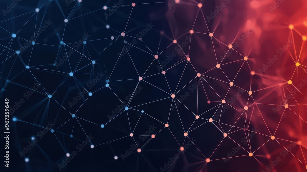 AI algorithm pattern with a single outlier highlighted in a different color, illustrating ...