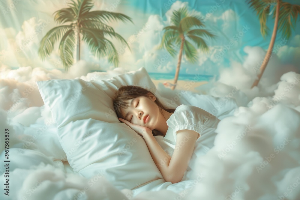 Gentle dreams asian teen her serene private space. Asian teen experiences serene sleep cozy ...