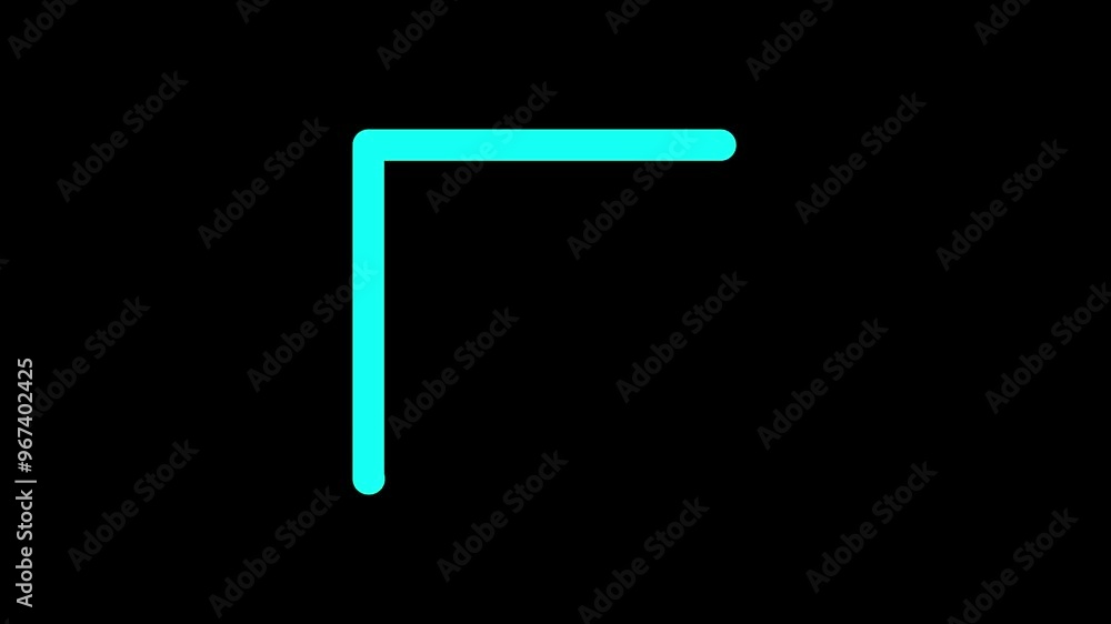 Animation of check mark icon. White and cyan tick mark icon animation ...