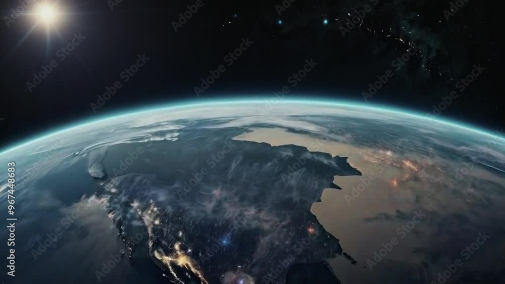 Experience the beauty of a parallel universe with alien planets, stars ...