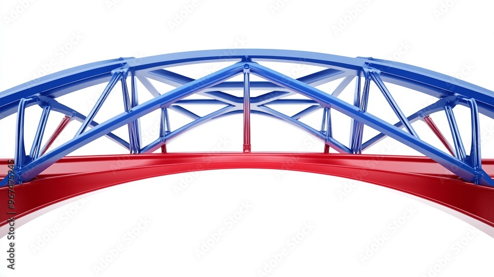 Bridge engineering structural analysis results of the finite element method calculation - stress ...