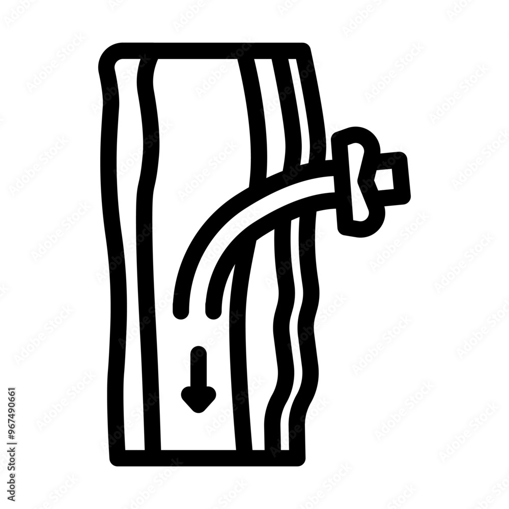 tracheostomy surgery line icon vector. tracheostomy surgery sign ...