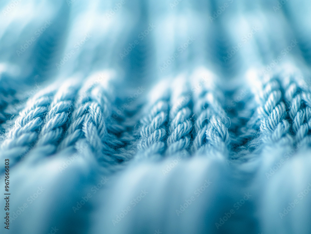 light blue ribbing, alternating knit and purl stitches creating a ...