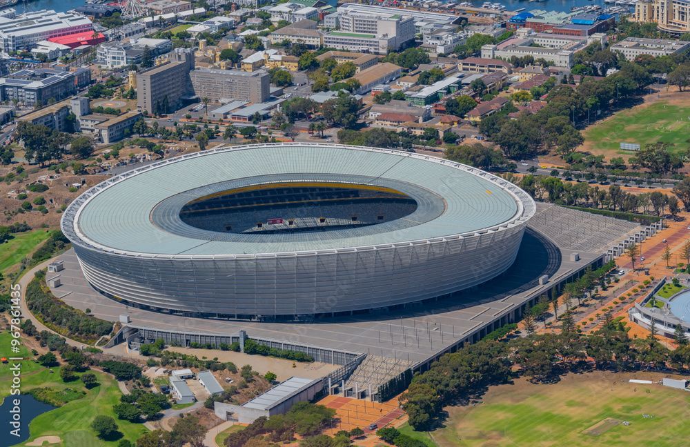 Kapstadt Stadion Fußballstadion und das Green Point Athletics Stadium ...
