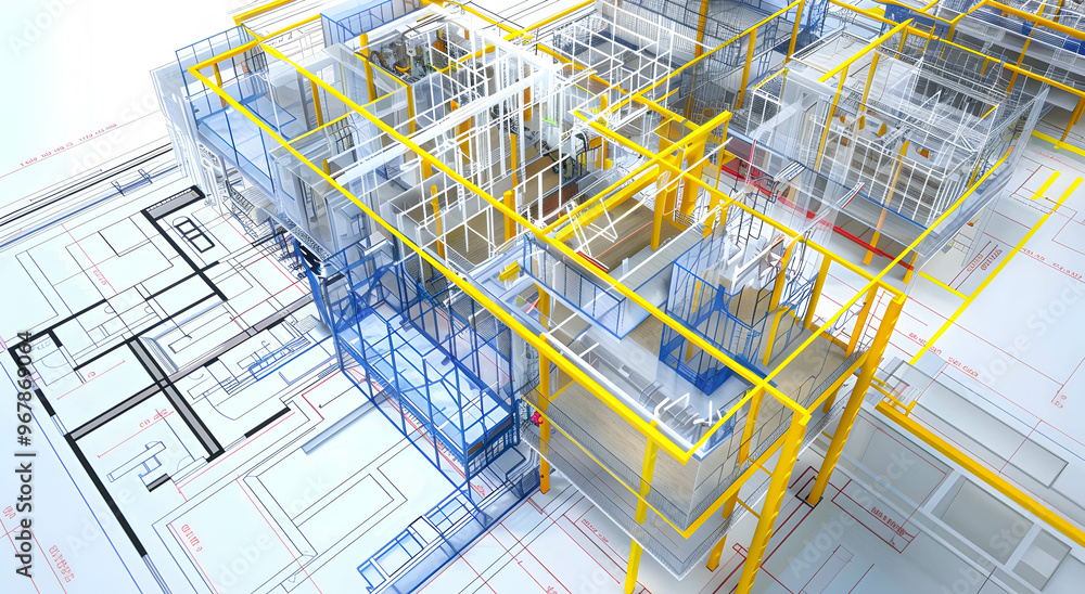 Building Information Modeling (BIM) software is used to plan and ...