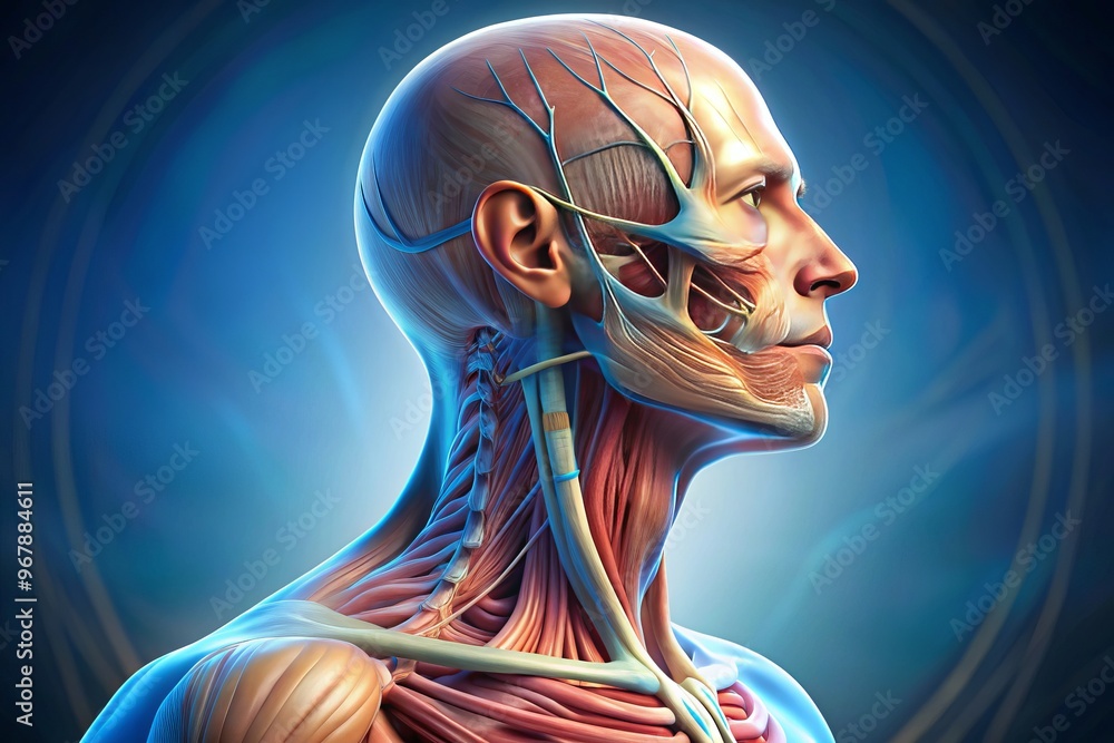 neck tendons anatomy deep structure relaxation techniques illustrations ...