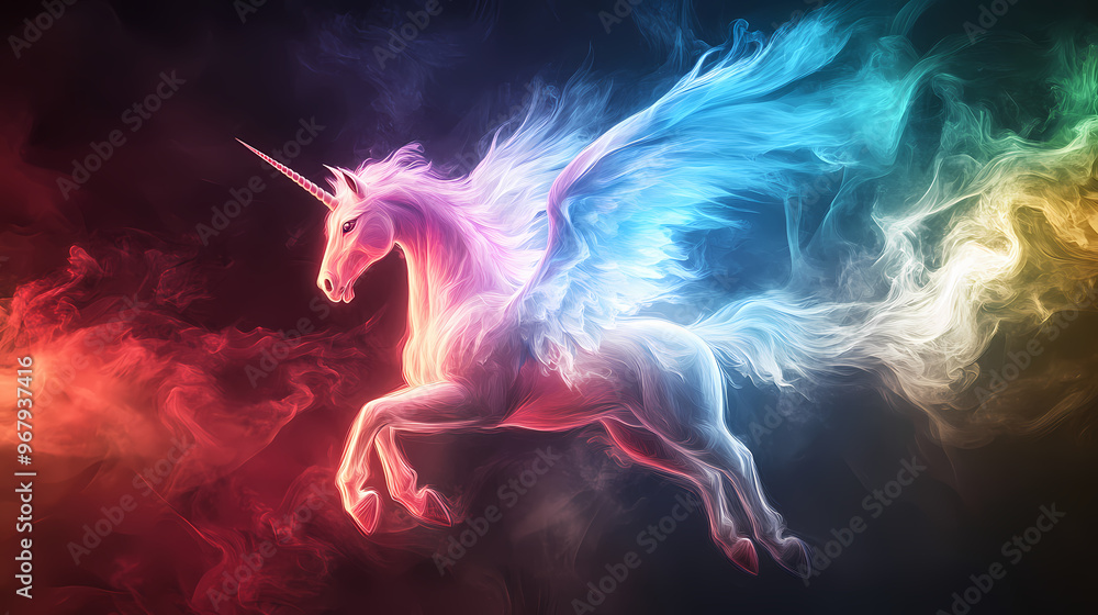From majestic griffins to graceful pegasus see the colorful smoke ...