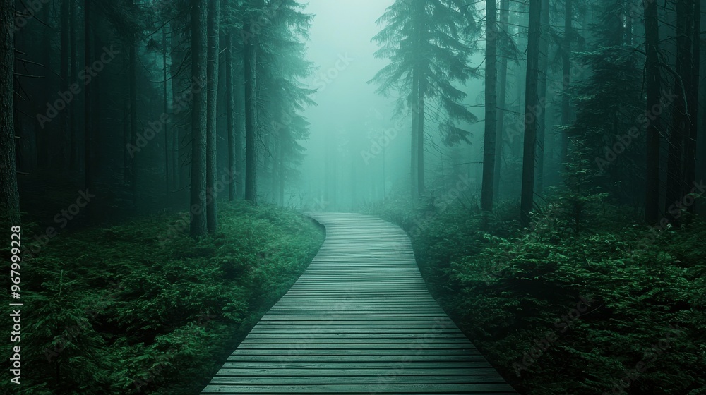 Fading Pathway: A pathway that fades into darkness, symbolizing a mind ...