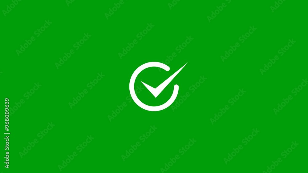 Simple Right Check mark icon, tick symbol of approved, success, confirm ...