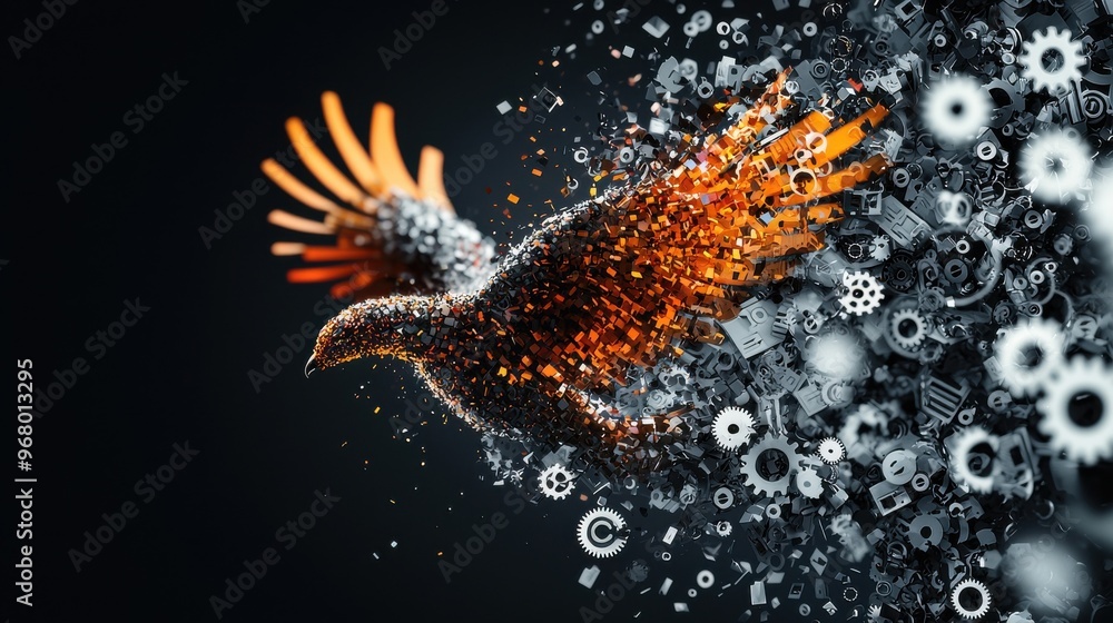 Phoenix of Innovation: A phoenix rising from a pile of broken economic ...