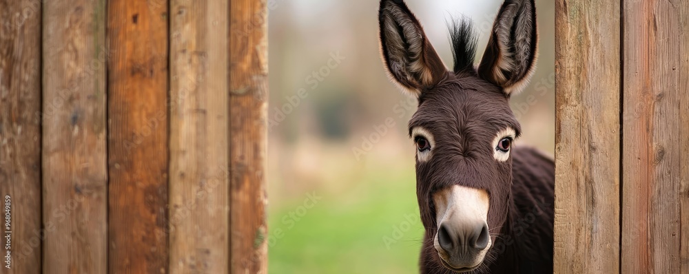 Donkey dressed as a ghost walking through a haunted farm, ghost donkey ...
