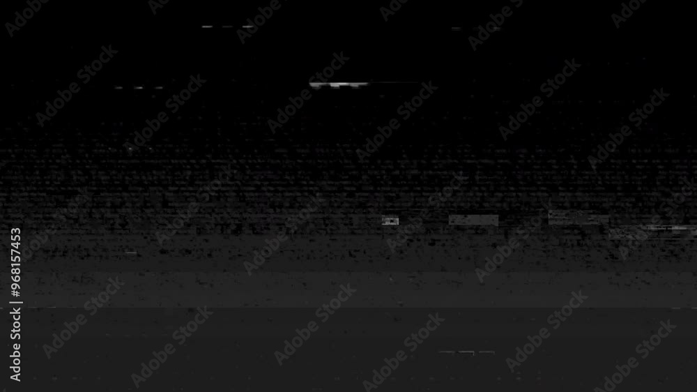 Glitch old film effect with VHS noise overlay for aesthetic editing ...