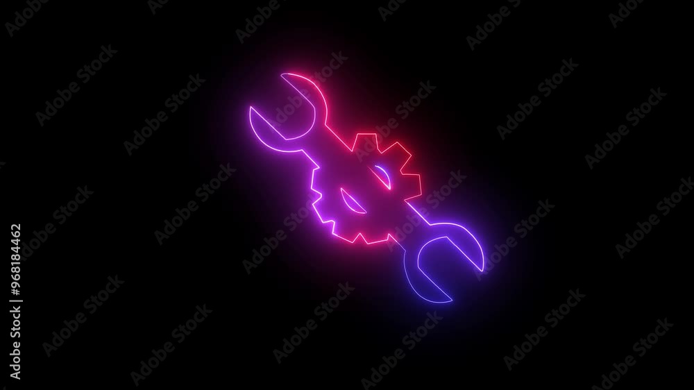 spinning gears icon animated with spinning gears icon animated ...