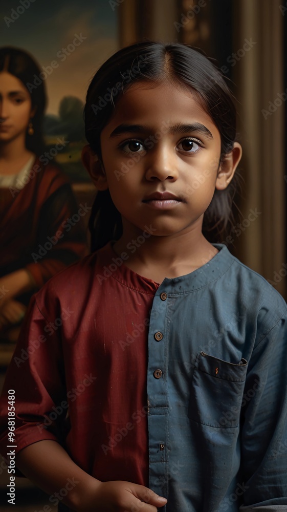 Serious Art Appreciation**: a cartoon image of a kid. Digital Artwork ...