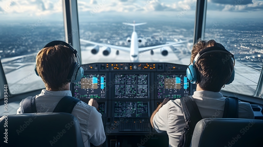 Control Tower Operators Guiding Aircraft with Technical Failure During ...