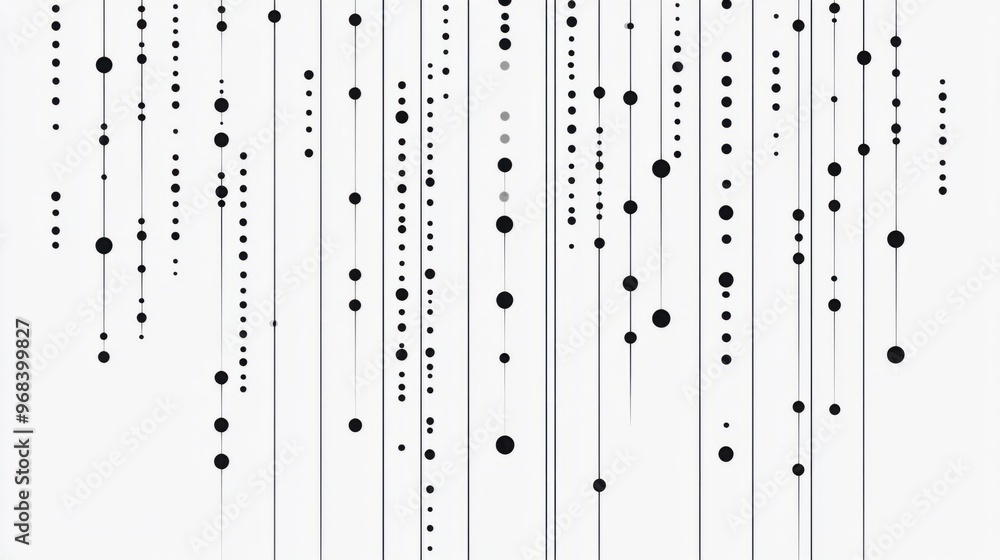 Simple dot and dash pattern in a repeating grid, forming a minimalist ...