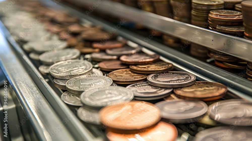 Coin Counting Machine: A self-service kiosk in the lobby or back office ...