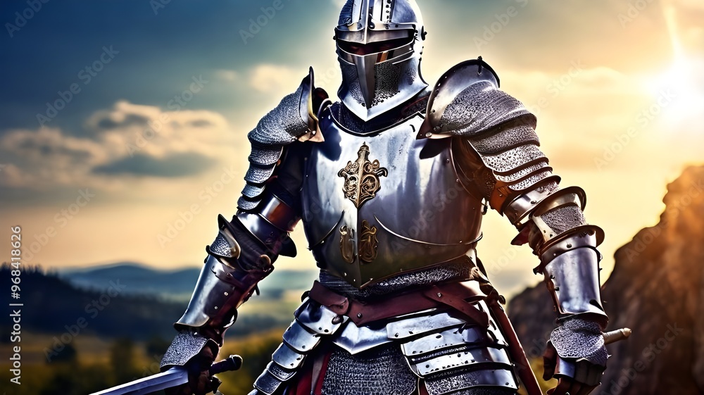 amazing imagination medieval fantasy art Brave knight in shining armor ...