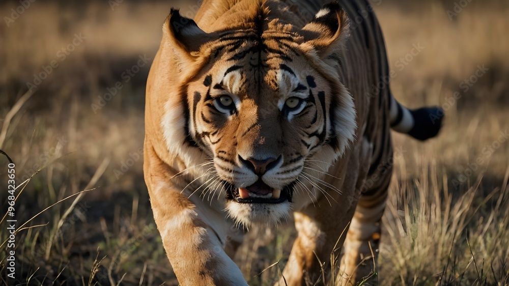 The majestic Royal Bengal Tiger, often referred to as the Indian Tiger ...